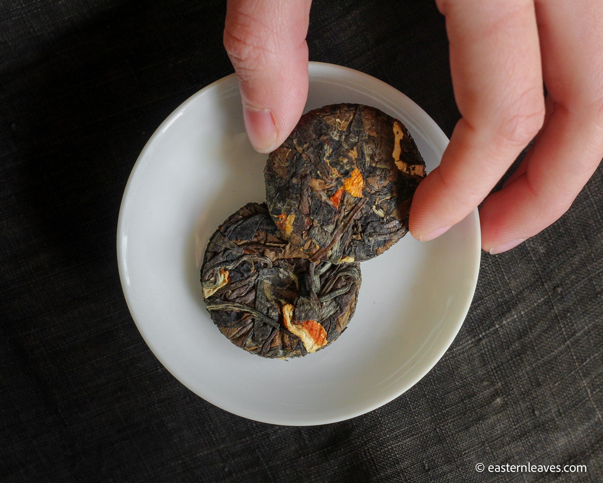 Chen Pi Shoumei 陈皮寿眉 - Tangerine white tea – Eastern Leaves